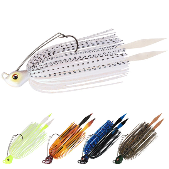 TRUSCEND® Titanium Weed Guard Swim Jig Fishing Lures with Ultra Smooth ...