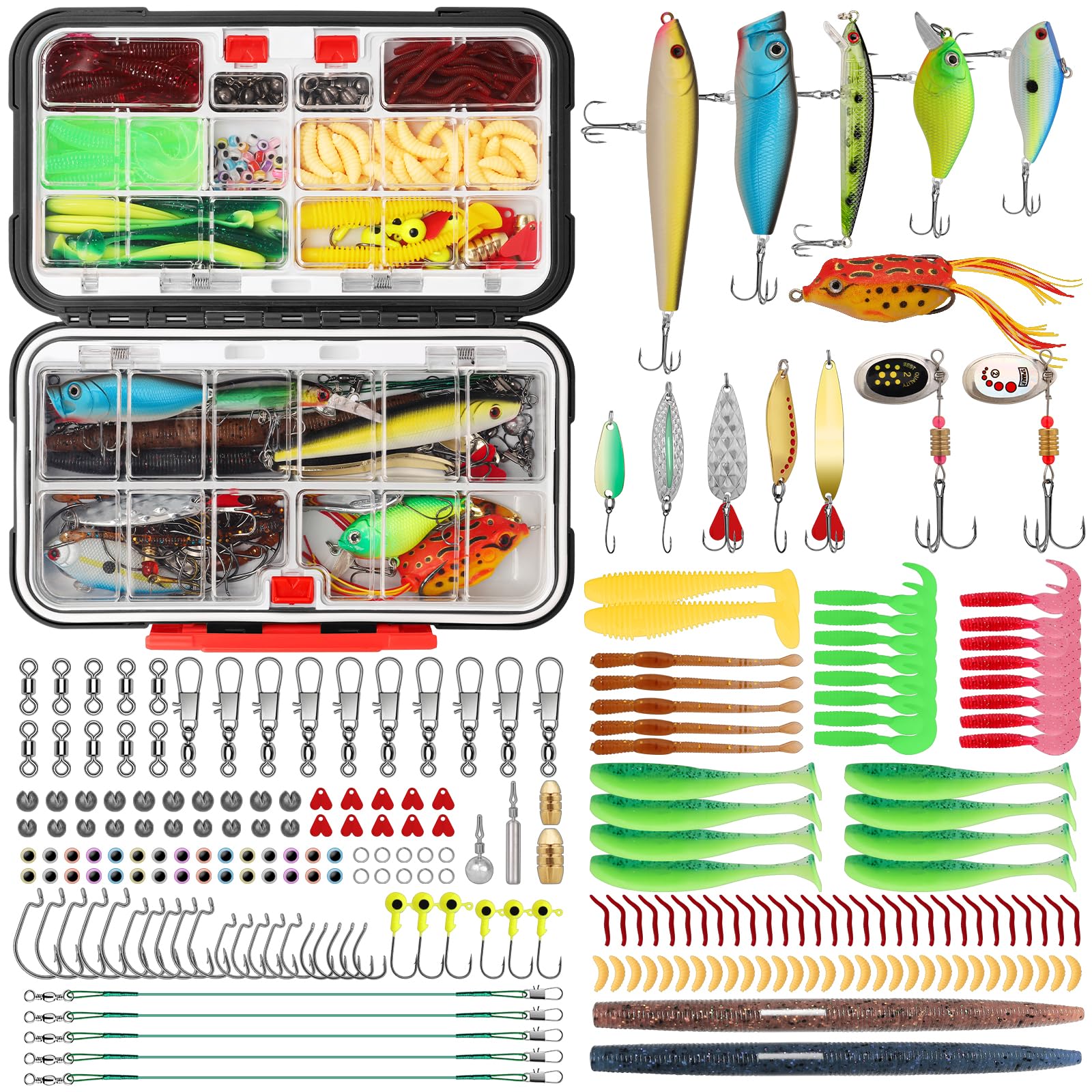 TRUSCEND® Fishing Lure Making Kit with Tackle Box - 232pcs ...