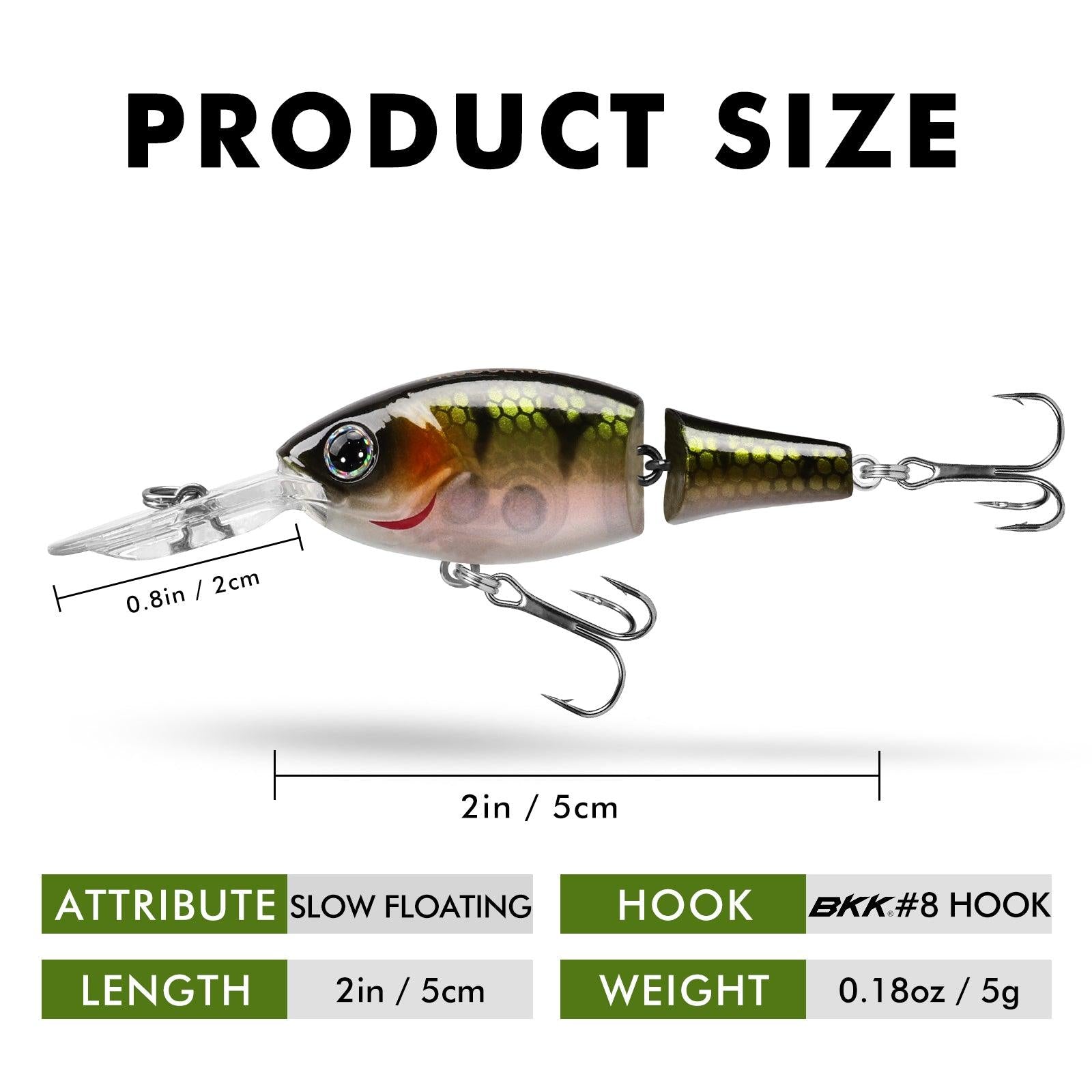 TRUSCEND® Jointed Crankbait Suspending Lure – TruscendFishing