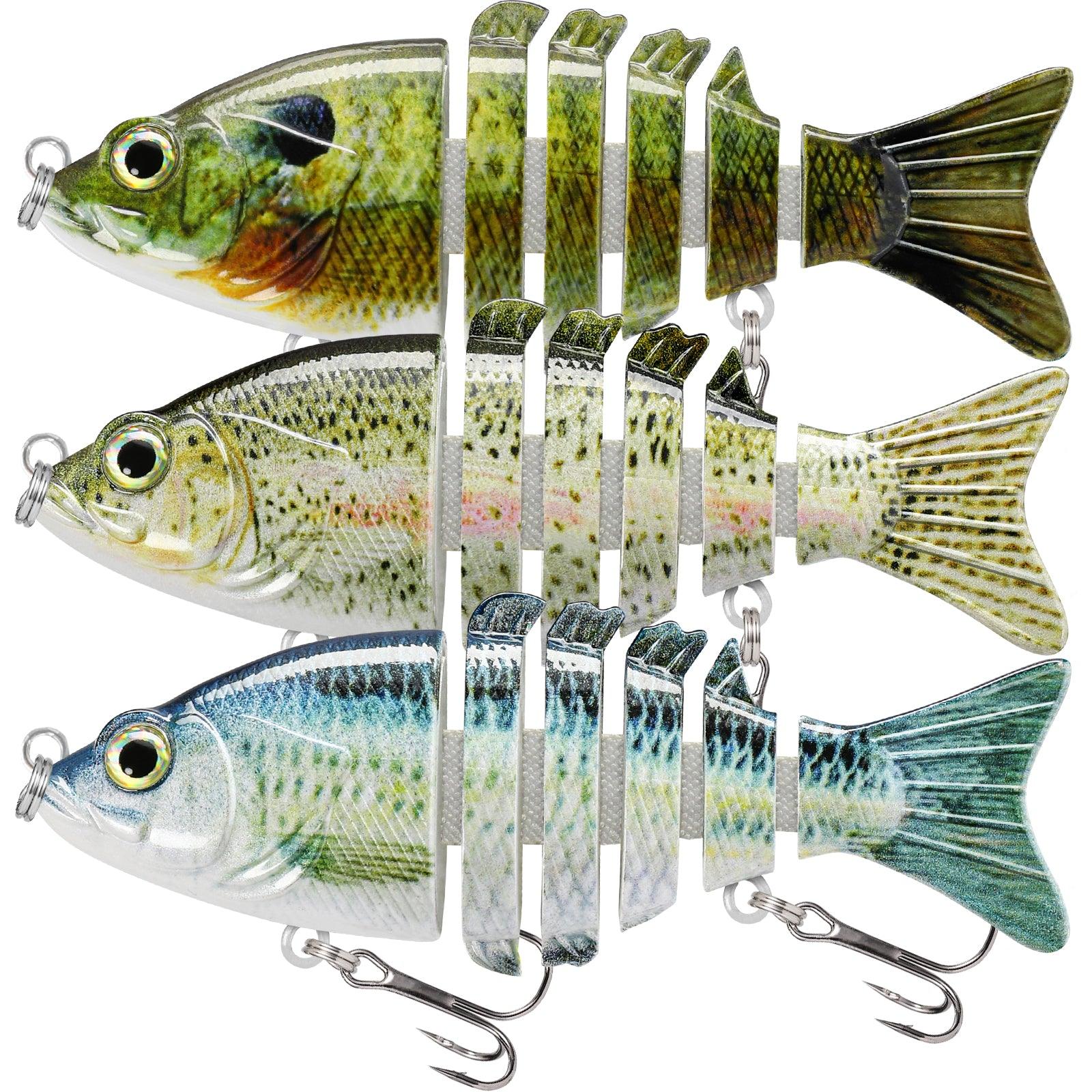 TRUSCEND® 6 Segmented Fishing Lure Jointed Swimbait – TruscendFishing